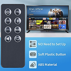 New Replacement Remote Control Compatible for Bose Solo 5 10 15 Series II TV Sound Speaker System 410376 418775 431974 740928-1120 838309-1100 845194