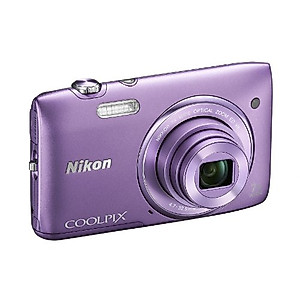 Nikon COOLPIX S3500 20.1 MP Digital Camera with 7x Zoom (Purple) (OLD MODEL)