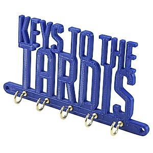 Dr. Who Doctor Who Tardis Key Rack Key Holder Jewelry Organizer 6" x 3" x 3/16"