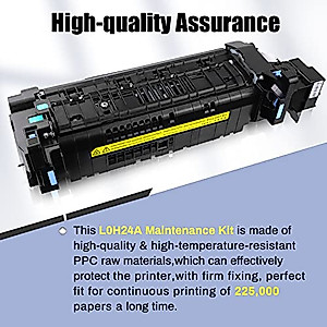 L0H24A Fuser Maintenance Kit(L0H24-67901,J8J87-67901,J8J87A-AP) Compatible with hp Laserjet M607, M608, M609, M631, M632, M633 Series Printers,Includes RM2-1256 Fuser(110V)