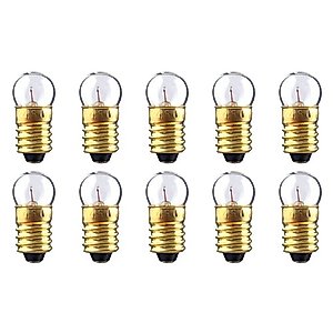 CEC Industries #1446 Bulbs, 12 V, 2.4 W, E10 Base, G-3.5 Shape (Box of 10)