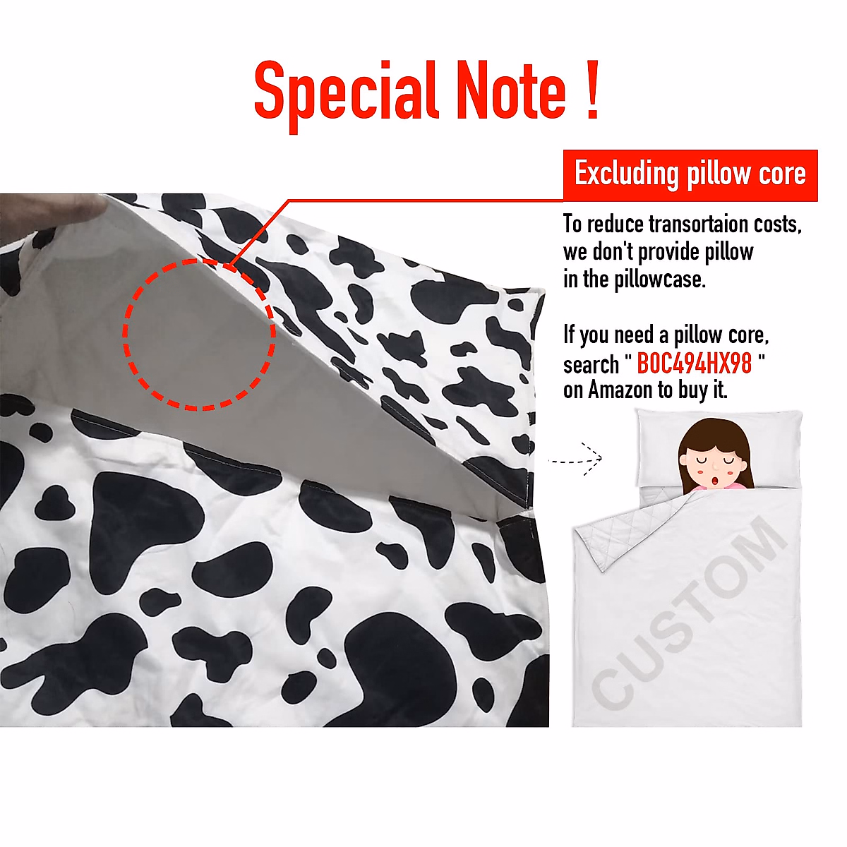 Personalized Name Nap Mat for Toddlers, Custom Woodland Moose Sleeping Bag with Pillow Case & Blanket Quilt for Kids Girls Boys, Slumber Bags for Daycare, Preschool, Kindergarten