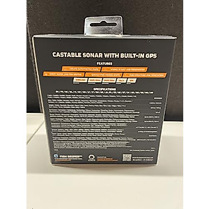 Deeper PRO+ Smart Sonar Castable and Portable WiFi Fish Finder with Gps for Kayaks and Boats on Shore Ice Fishing Fish Finder