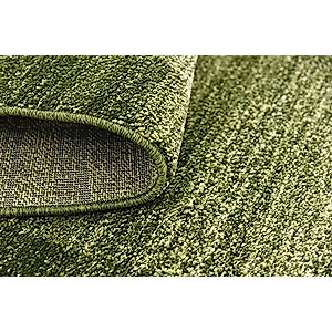 Unique Loom Del Mar Collection Area Rug-Transitional Inspired with Modern Contemporary Design, 3' 3 x 5' 3 Rectangular, Light Green/Beige