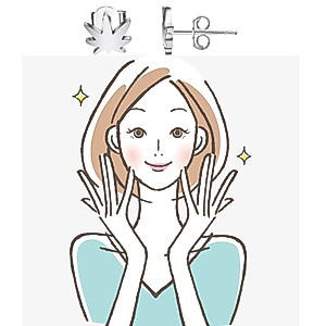 FEELMEM Marijuana Weed Pot Leaf Stud Earring Weed Leaf Lovers Gift Cannabis Weed Jewelry Stoner Gifts For Women (Marijuana Weed)