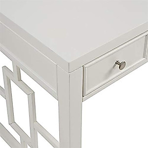 Comfort Pointe Verano 3-Drawer White Wood Desk