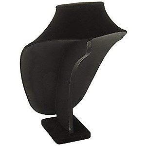 Darice 12”; Black Velvet 3D Necklace Stand by Bead Landing™