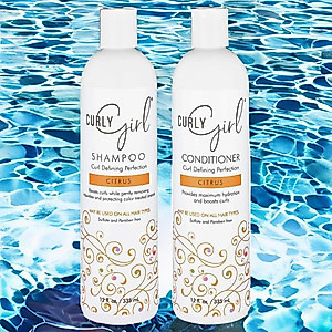 Curly Girl Curl Hair Shampoo Conditioner Set 12 oz Bottles Curly Girl Method Approved Curly Girls Hair Care Frizz Control