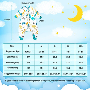 MOEMOE BABY Baby Sleep Sack with Legs Winter, Thicken Baby Sleeping Bag, Wearable Blanket Baby with Sleeves, Tog 3.5 Toddler Sleep Sack with Feet, 12M-6T