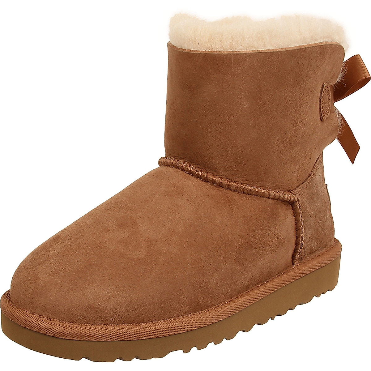 UGG Unisex-Child Mini Bailey Bow Ii Boot, Chestnut, 09