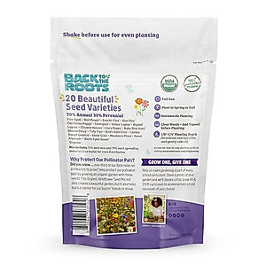 Back to the Roots Organic Wildflower Mix — Rainbow Blooms