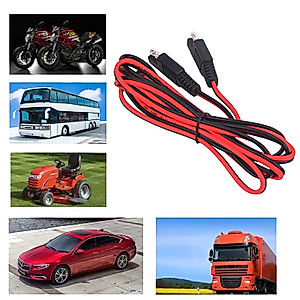 Yeebline 18AWG SAE Extension Cord, 2 Pin Cable 12V-24V Quick Disconnect DC Power Automotive Extension Cable 6 Feet for Camp Trailer Solar Panels