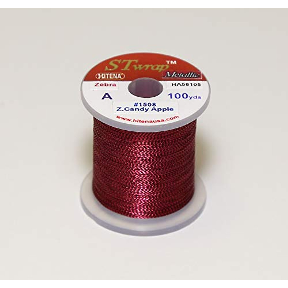 Hitena Rod Wrapping Thread - Metallic Zebra (Jasper) Winding Thread