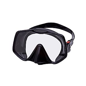 Atomic Aquatics Frameless 2 Mask (Black, Large Fit)