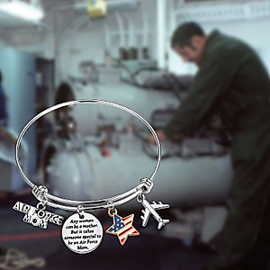 AKTAP Military Mom Bracelets Military Family Mother Gift It Takes Someone Special To Be A Soldier Mom Deployment Jewelry for Mom