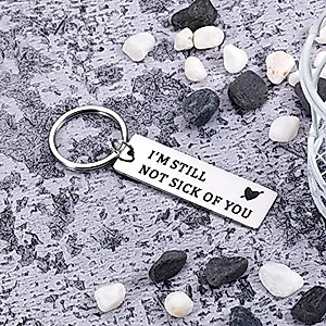 Christmas Stocking Stuffers Valentine's Day Keychain Gifts for Boyfriend Husband Hubby Men Birthday Anniversary Wedding Engagement Gifts for Boyfriend Girlfriend Wife Bride Groom Couples Women Him Her