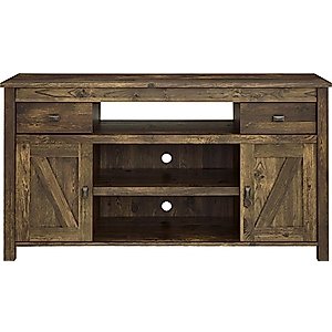 Ameriwood Home Farmington TV Stand for TVs up to 60" Wide, Rustic