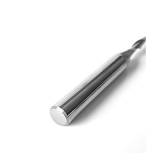 DashHound BRB218 Ball Nose Spiral Bit Solid Carbide CNC Router Bit Up Cut with 1/4 Shank, 1/8"CD X 1/2"CL X 1/4"SD X 2OL