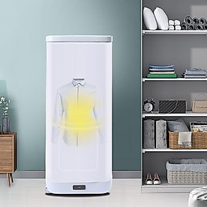 Cutycaty Portable Fast 850W Dryer Machine, Folding Portable Clothes Dryer Household Mini Quick Drying Clothes, Microcomputer Type Electric Laundry Drying Rack for Apartment, RV