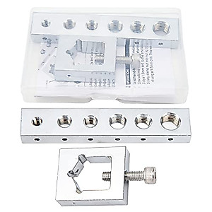 Wire Lockwire Nut Kit, Nut and Bolt Drill Jig Metric VS559 Metal High Hardness Precise Safe Wire Drill Guide Set Fit for Secure Locking Wire