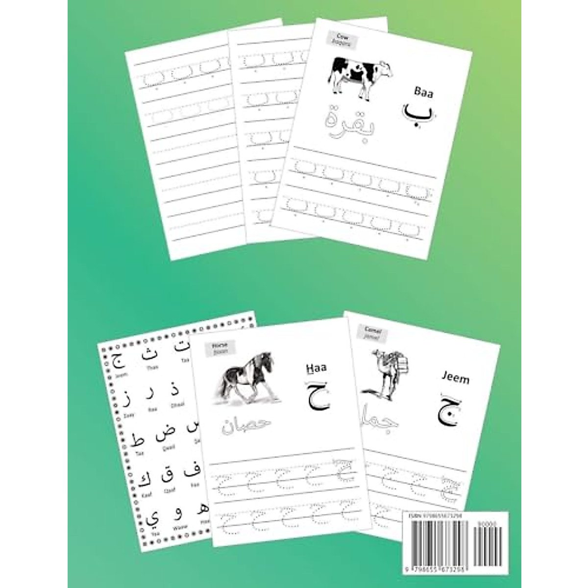 Alif Baa Tracing and Practice: Arabic Alphabet letters Practice Handwriting WorkBook for kids, Preschool, Kindergarten, and Beginners - Level 1.