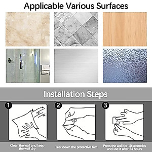 GAOHUI 4 Packs Adhesive Coat Hooks, Black Stainless Steel Sticky Wall Hooks for Hang, Towel Hooks for Bathroom Wall Mounted & Kitchen Accessories