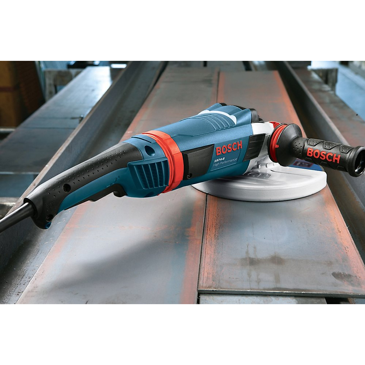 Bosch 1974-8D 7-Inch Large Angle Grinder without Lock On