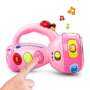 VTech Spin and Learn Color Flashlight Amazon Exclusive, Pink