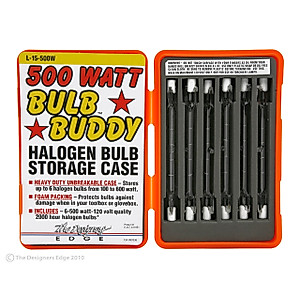 Woods L15 L15SW 500 Watt Quartz Halogen Replacement Bulbs, 6 Pack, 6 Count (Pack of 1), Multi