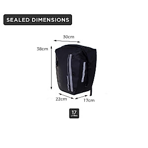 OverBoard Waterproof Classic Pannier, Yellow, 17-Liter