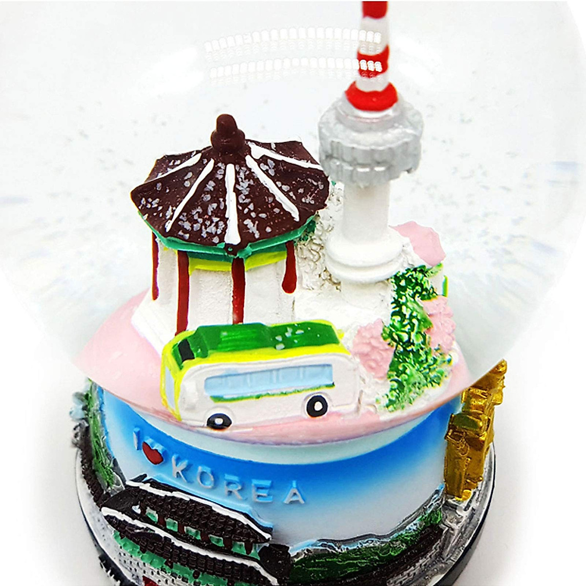 Seoul Tower Snow Globe Large Size Landmark Seoul Korea Snowglobe Miniature Snowglobes