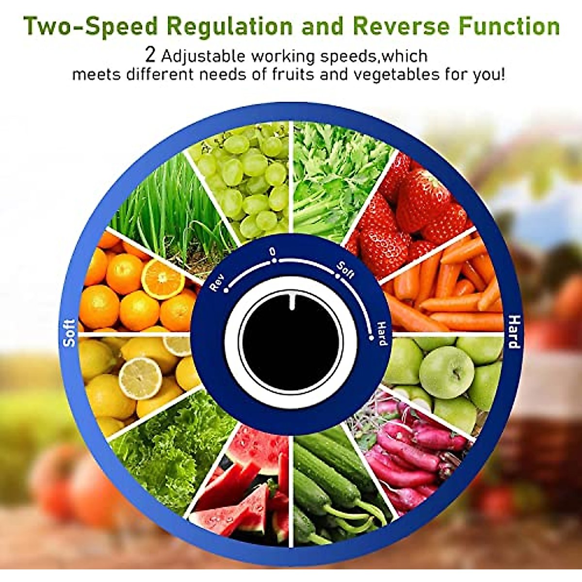Cold Press Juicer, FEZEN Slow Masticating Juicer With 2 Speeds & Reverse Control, High Juice Yield & Pure Taste, Celery Juice Maker & Beetroot Juice Extractor for High Nutrient Fruits and Vegetables Juice, Easy to Clean, BPA Free