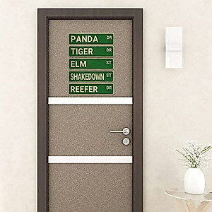 PEreming Nigerian Dwarf Dr Street Signs, Goat Sign Goat Gift Animal Signs Metal Tin Signs, Funny Wall Decor for Home/Bedroom/Man Cave/Bar/Pub 16x4 Inch