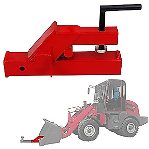 ELITEWILL Clamp On Trailer Hitch Receiver 2" Ball Mount Adapter Compatible with Deere Bobcat Tractor Bucket