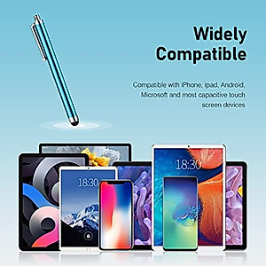 Stylus Pens for Touch Screens, Abiarst High Precision Universal Stylus for iPad iPhone Tablets Samsung Galaxy All Capacitive Touch Screens (10-Pack)
