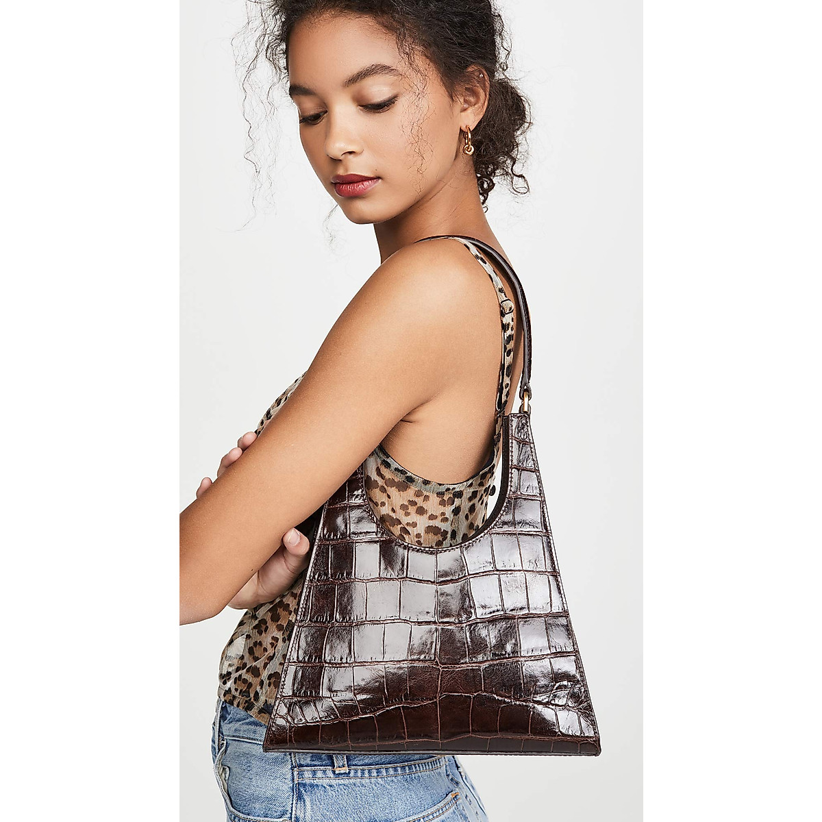 STAUD Women's Rey Bag, Brown, One Size