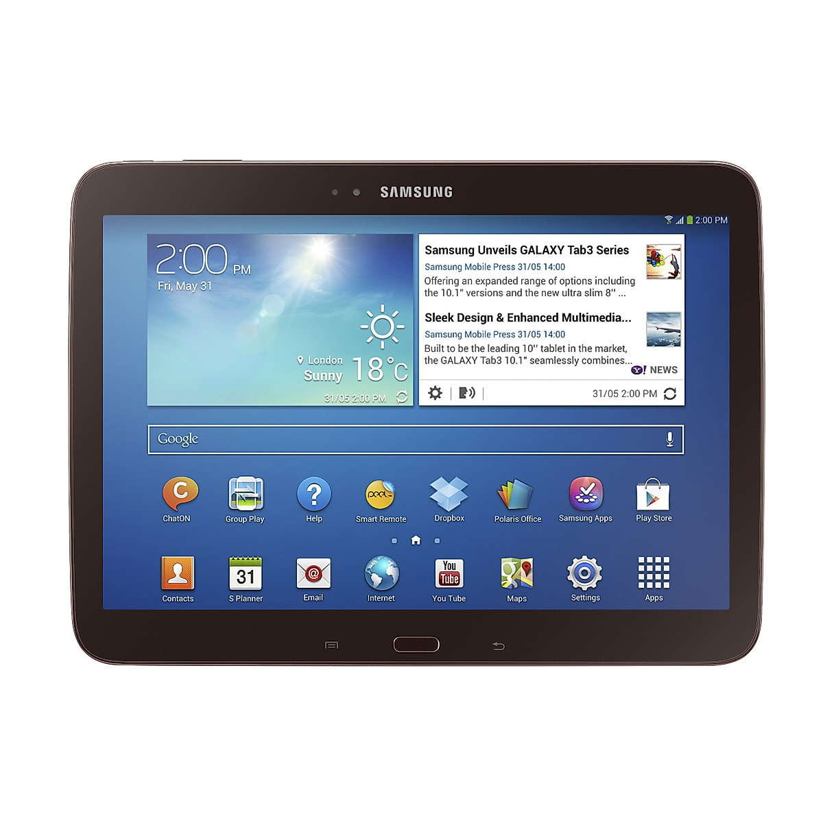 Samsung Galaxy Tab 3 GT-P5210GNYXAR 10.1", 16GB, Wi-Fi Tablet (Gold Brown)