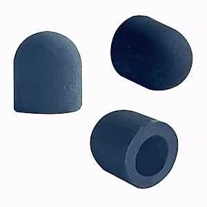 ColorYourLife Bundle of 3-Pack 7.3" Extra Long Thin Tip High Precision Universal Capacitive Stylus Pens for Touch Screens and Microfiber Cloth (Black)