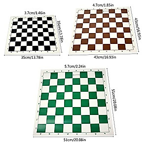 Lightweight Pu Chessboard Folding Travel Chess Board Roll Up Chess Board Flat International Chess Board