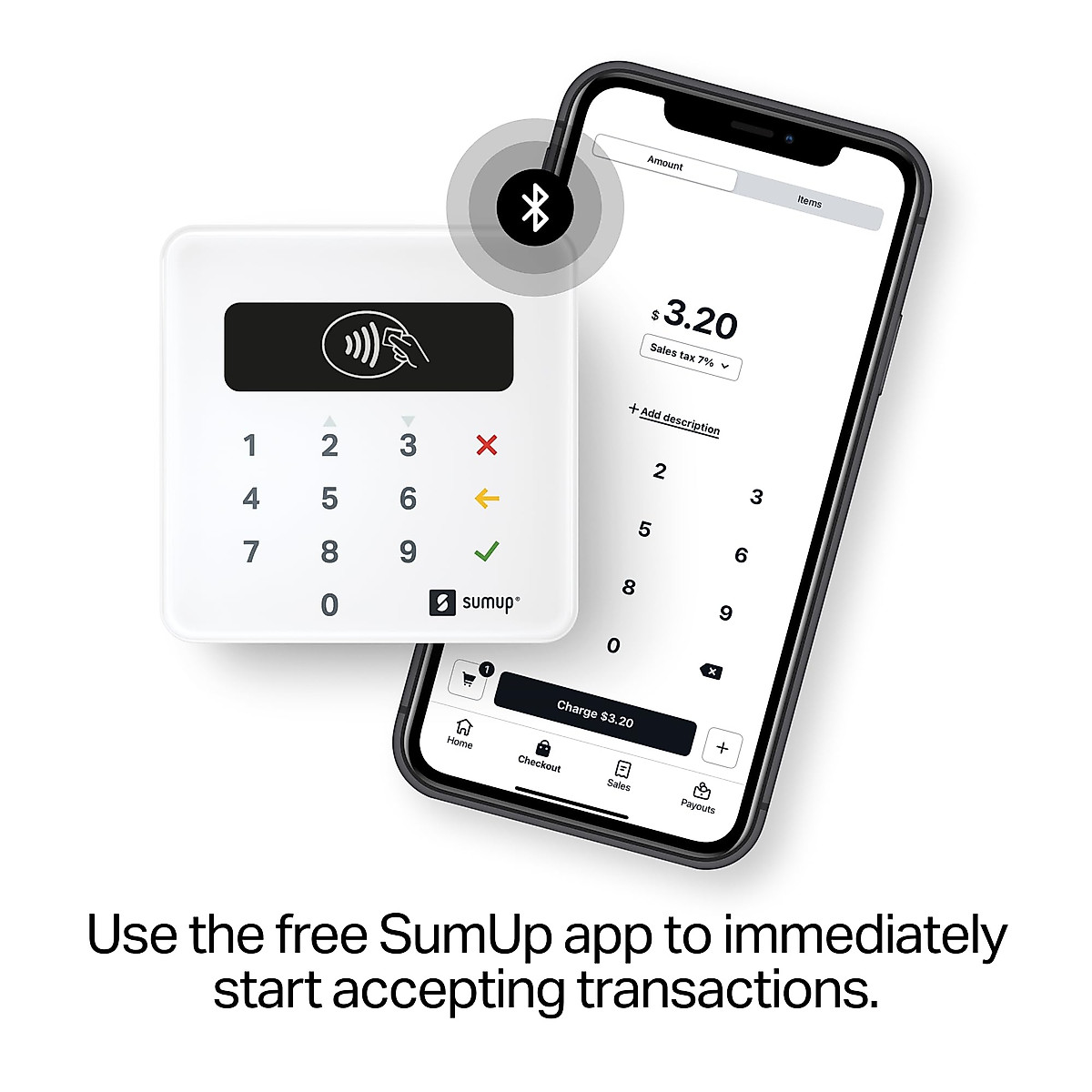 SumUp Plus Card Reader - NFC RFID Credit Card Reader