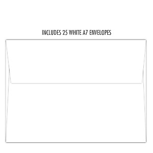 Koko Paper Co It’s A Boy Nautical Baby Shower Invitations with Tear-Off Diaper Raffle Tickets. 25 5x7 Fill in The Blank Style Invites with White A7 Envelopes.