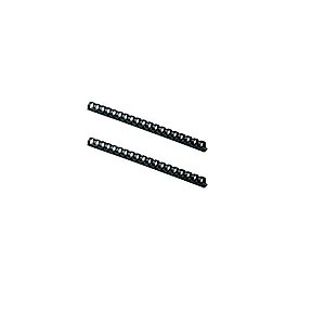 Fellowes 52324 Plastic Comb Bindings, 5/8" Diameter, 120 Sheet Capacity, Black (Pack of 25 Combs) (2)