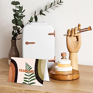 AnyDesign Boho Thank You Cards Bulk 24 Pack Abstract Geometric Thank You Note Cards with Envelopes Stickers Boho Blank Greeting Cards for Wedding Baby Shower Bridal Shower Supplies, 4 x 6 Inch