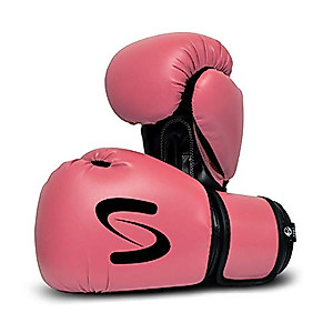 UFG Kids Classic Boxing Gloves - Boxing MMA Muay Thai Training & Bag Work (Pink, 4 Oz)