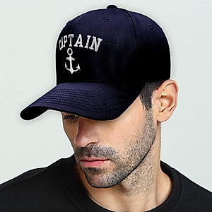 Embroidered Captain Hat First Mate Baseball Caps Matching Skipper Boating Hats Nautical Marine Sailor Navy Cap