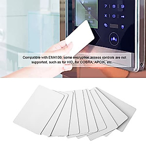 100 Piece Set 125kHz Contactless Smart Proximity ID Card Read Only Access Card EM4100