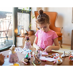 Toyish educational STEM toys for creative kids and kids at heart. Customizable magnetic toy for learning and building. For 4 year olds and older. Flamenco Dancer Toy Kit.