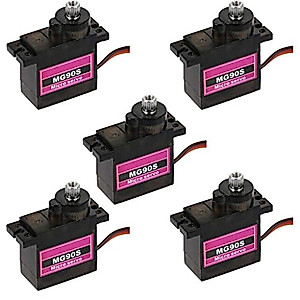 Nebwe Drone Accessories Rc Tools Rc Accessories and Parts 10PCs MG90S Micro Metal Gear 9g Servo for RC Plane Helicopter Boat Car 360° Drone Parts Drone Tool Kit