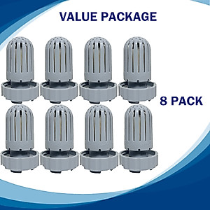 Humidifier Demineralization Filters Compatible with Air Innovations HUMIDIF Humidifier, Demineralization Cartridge Filters Silver 8 Pack