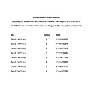 Evan-Moor Daily 6-Trait Writing, Grade 7